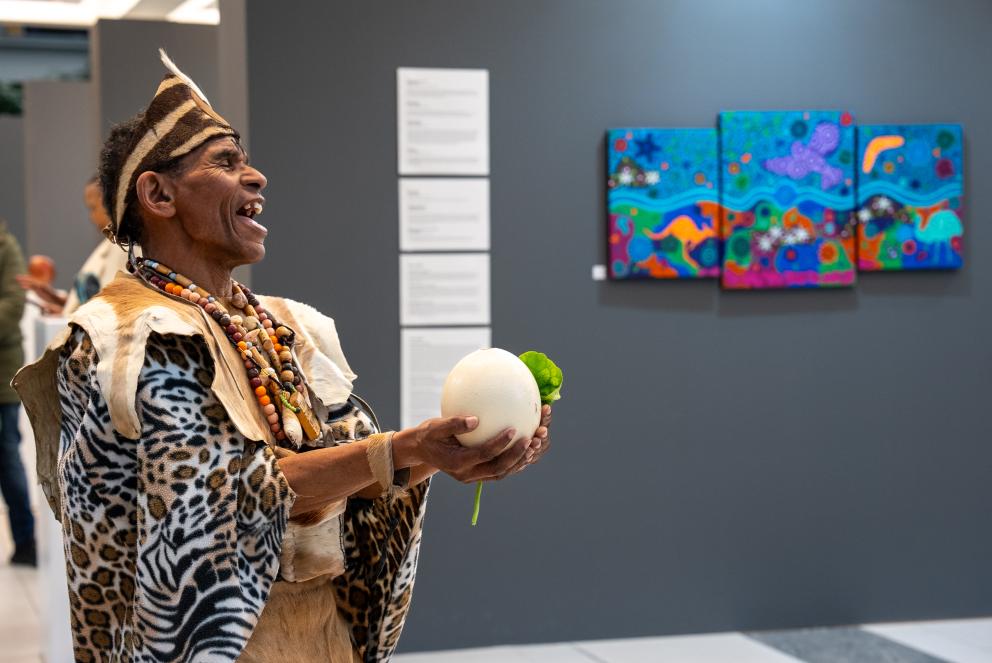 Cosmic Echoes: a Shared Sky Indigenous Art Exhibition | SKAO